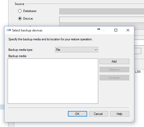 Restore the Doors.NET Database